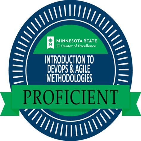 Software Development Devops And Agile Methodologies Proficient Badge