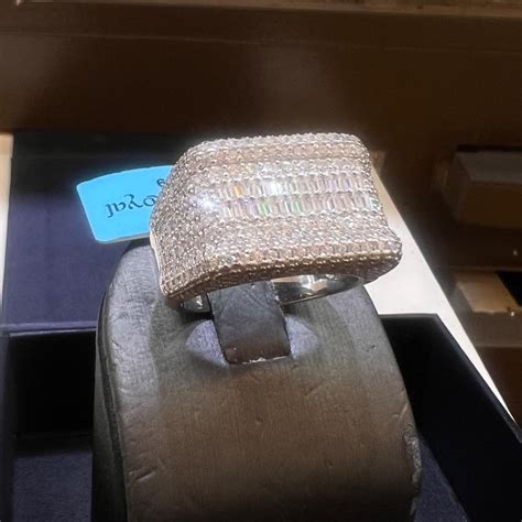 Mega Bling 55 Carat Brilliant Cut Vsd Color 14k Depop