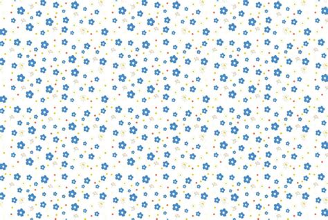 Blue Star Pattern Set Graphic By Pavel · Creative Fabrica