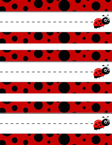 Ladybug Classroom Decor Printables Completely Customizable Etsy
