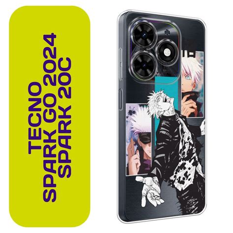 Чехол на Текно Спарк Го 2024 Спарк 20c Tecno Spark Go 2024 Spark 20c с принтом аниме