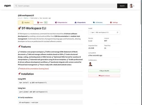 Deepak Tiwari On Linkedin 🚀 Big Announcement Dt Workspace Cli Is In Beta Now 🎉 Im Thrilled To