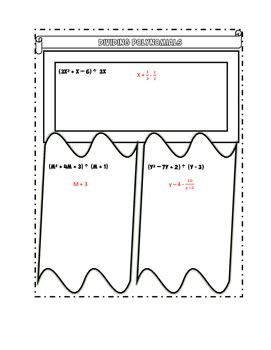 Dividing Polynomials Notes By Courtney Steketee TpT