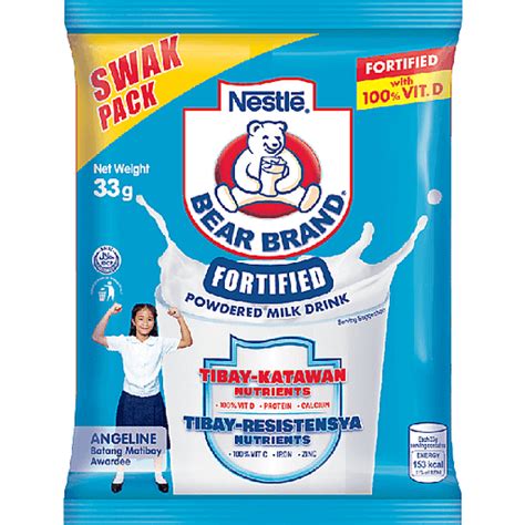 Bear Brand Milk Vanilla Swak 33g Powdered Milk Walter Mart