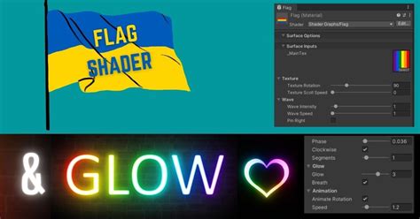 Flag And Rainbow Shaders Vfx Shaders Unity Asset Store