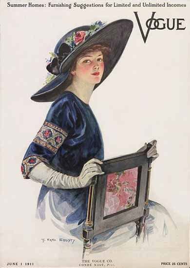 F Earl Christy Vogue Cover 1911 06 01 Copyright Sex Appeal Mad Men