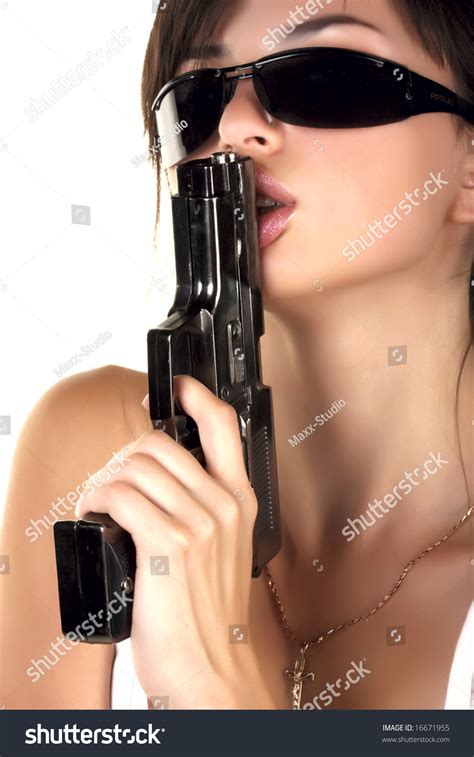 Sexual Girl Gun Stock Photo Shutterstock