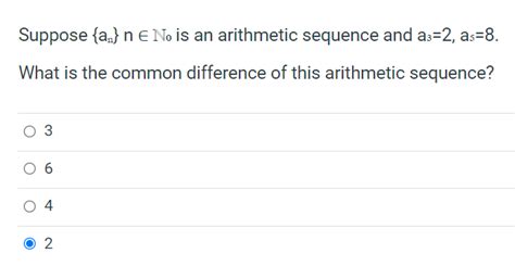solved suppose {an} n no is an arithmetic sequence and