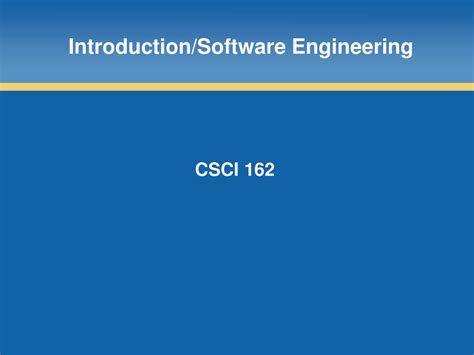 ppt introduction software engineering powerpoint presentation free