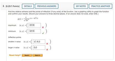 Find The Relative Extrema And The Points Of
