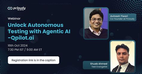 Qpilot Aiintesting Testautomation Apptesting Livewebinar Pcloudy