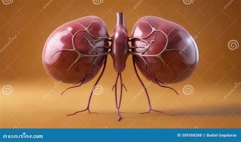 Vasculature Of Human Brain Vector Illustration
