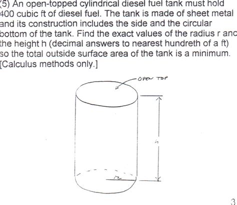 Solved Find The Exact Values Of The Radius R And The Height Chegg