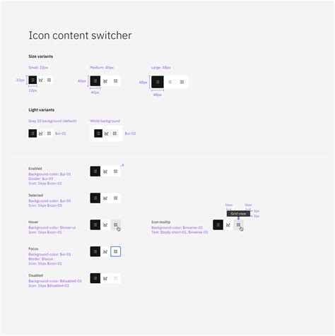 Icon Content Switcher ☂️ · Issue 6982 · Carbon Design Systemcarbon
