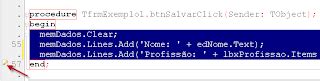 Lazarus Recursos do Editor de Código