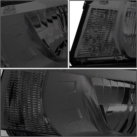 Camaro Oe Style Halogen Headlights With Clear Corners Chrome Housing