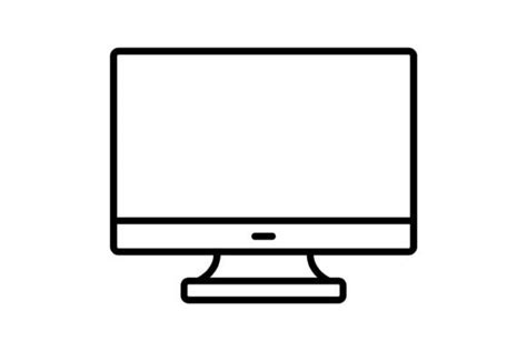 Monitor Outline Icon Graphic By Dragon Icons · Creative Fabrica