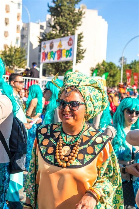 Limassol Cyprus March 2020 Limassol Carnival 2020 Party People