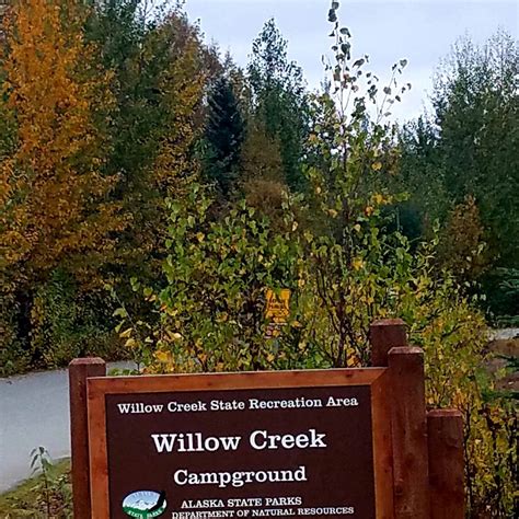 Willow Creek State Rec Area Camping Willow Alaska