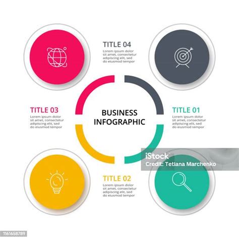 그래프의 추상 요소 4 단계 옵션 부품 또는 프로세스다이어그램 다이어그램 그래프 프레젠테이션용 템플릿 0명에 대한 스톡 벡터 아트 및 기타 이미지 Istock
