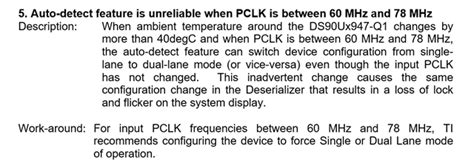 DS90UB948 Q1 Question About Bit DUAL TX STS Interface Forum Interface TI E2E Support Forums