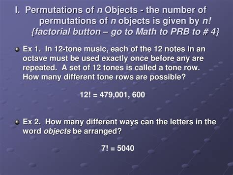 Ppt Permutations Powerpoint Presentation Free Download Id2339493