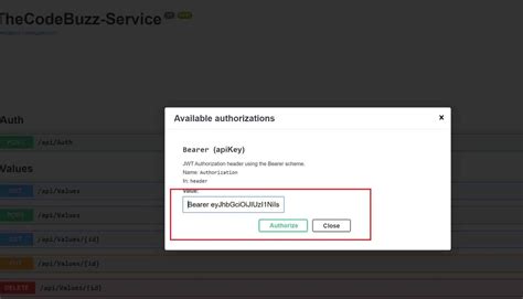 Aspnet Core 31 Use Jwt Authorization Token In Swagger Openapi