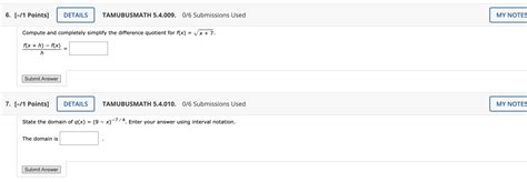 Solved Compute And Completely Simplify The Difference