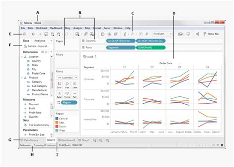 Tableau Interface Explained Hd Png Download Kindpng