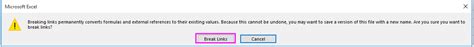 How To Find And Break External Links In Excel