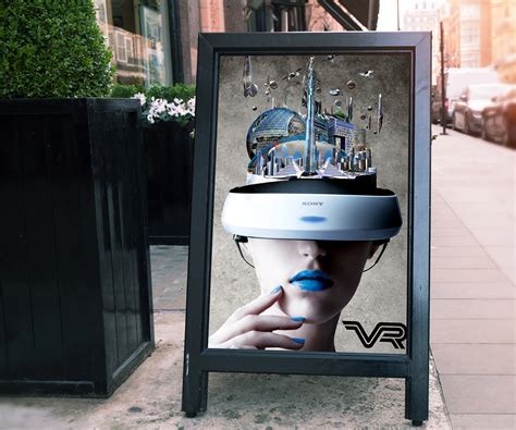 Vr Ad Poster On Behance Vr Ad Poster On Behance