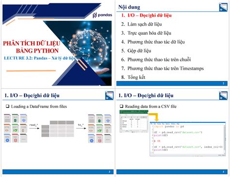 Lecture 3 Learning Lecture 3 Pandas X ử Lý Dữ Liệu PhÂn TÍch D Ữ