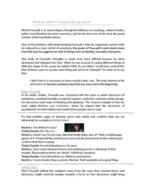 Foucault Theory Discourse Power Social And Political Discourse