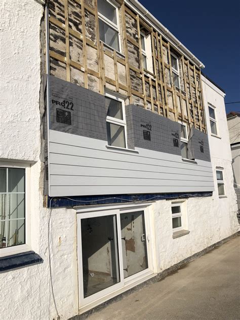 C51 Cedral Cladding And Anthracite Grey Fascias And Guttering In Porthleven Randr Fascias