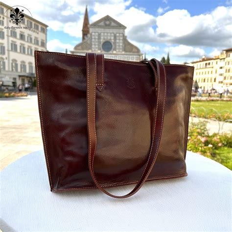 Genuine Leather Italian Handmade Women Bag Everyday Bag Working Bag