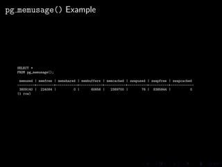 Pg Proctab Accessing System Stats In PostgreSQL PPT