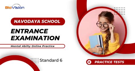 Navodaya School Entrance Examination Practice Tests Set 96 Mental