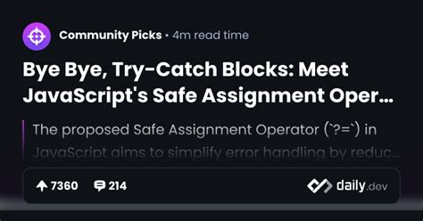 pepulani ngwira on linkedin bye bye try catch blocks meet javascript