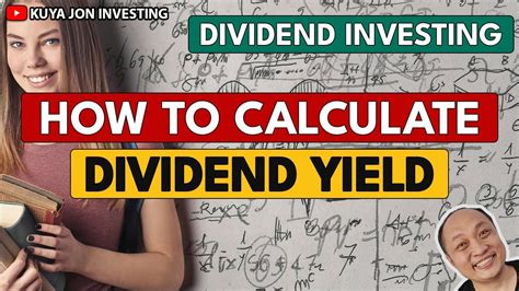 How To Calculate Dividend Yield YouTube