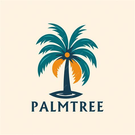 Premium Vector Palm Tree Vector Illustration Palm Tree Vector Logo Design