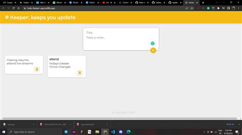 Github Rajulkoshtanote Keeper App Note Keeper App Made Using
