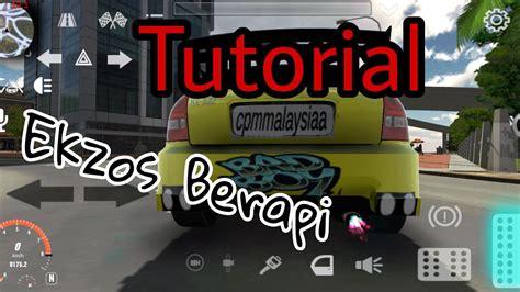 Cara Buat Ekzos Berapi V4.5.5 (car parking multiplayer malaysia) how to make exhaust fumes - YouTube