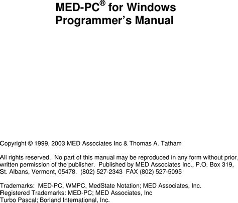 wmpcprogrammingmanual programming manual