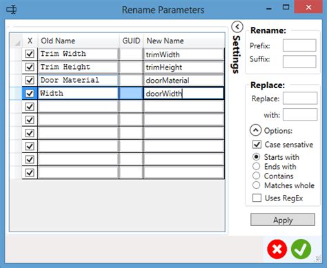 Revit Parameter Organizer 2018 Project Parameters Parameters In
