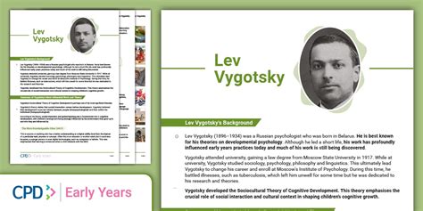 Lev Vygotsky Handout Cpd