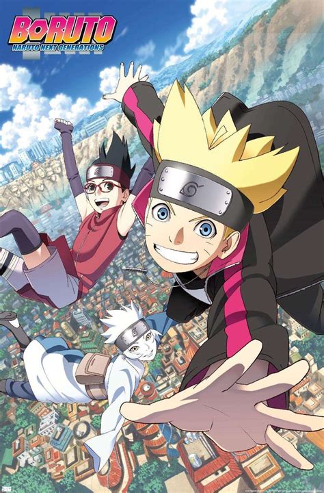Boruto Naruto Next Generations Falling Wall Poster Boruto Naruto Next Generations Boruto Anime