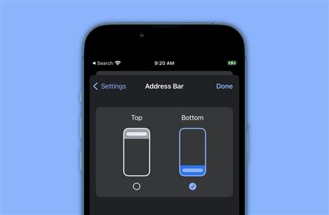 Comme Safari Chrome Va Proposer La Barre De Navigation En Bas Màj Iphonesoft
