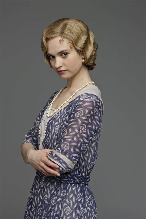 Lily James As Lady Rose Mcclare In Downton Abbey Downton Abbey
