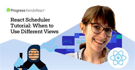 5 built in views for the kendoreact scheduler component