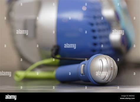 Cd Player Microphone Stock Photo Alamy
